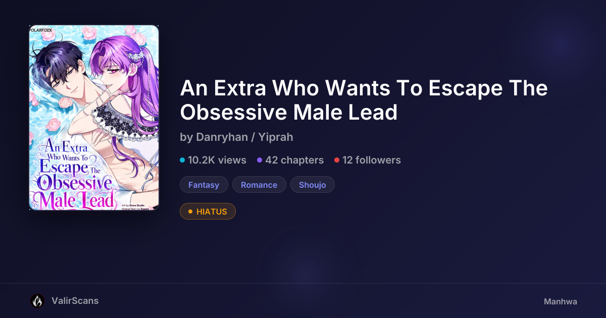 An Extra Who Wants To Escape The Obsessive Male Lead by Danryhan ...