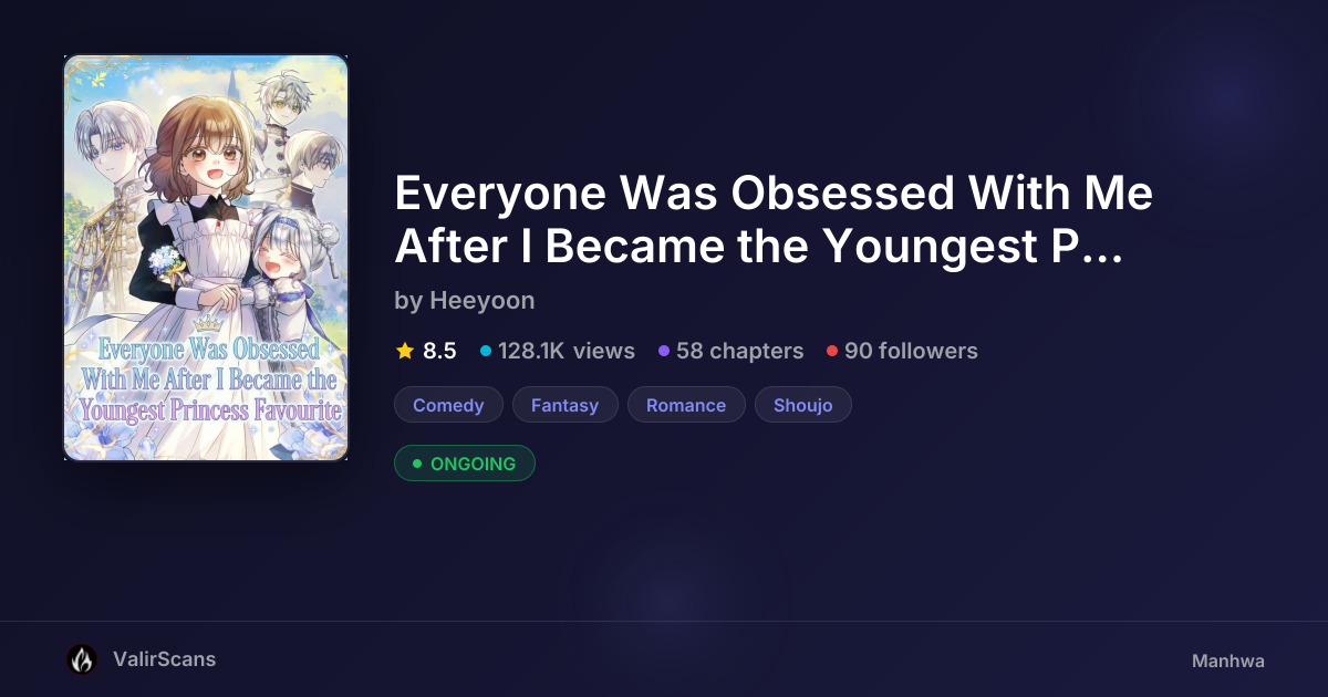 Everyone Was Obsessed With Me After I Became the Youngest Princess ...