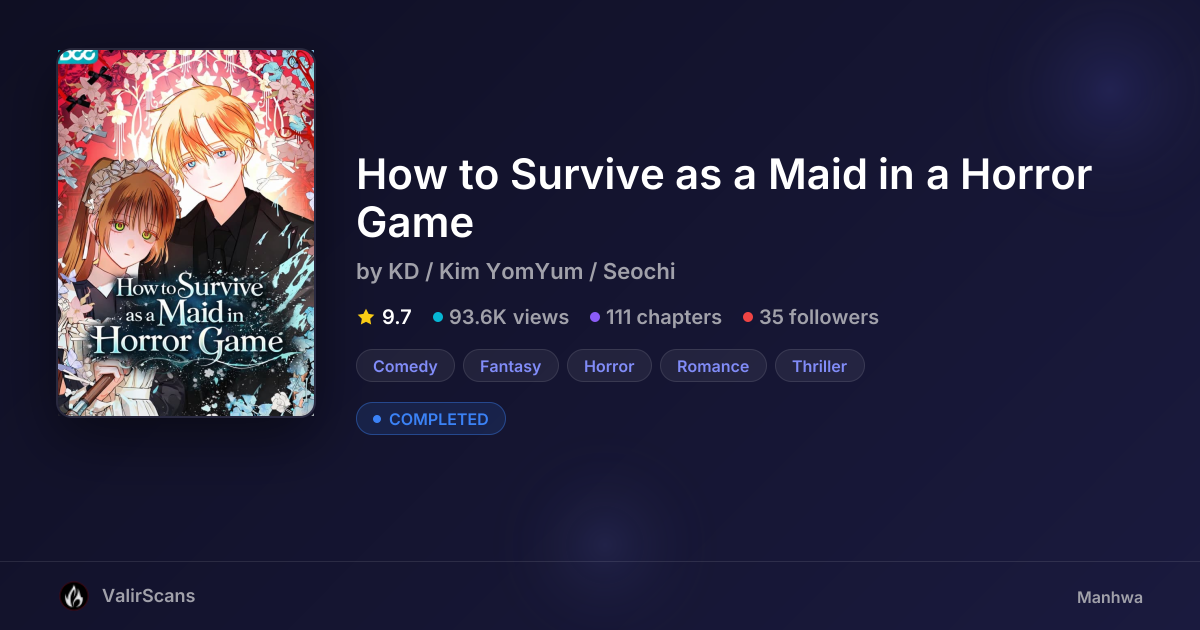 How to Survive as a Maid in a Horror Game by KD / Kim YomYum / Seochi ...