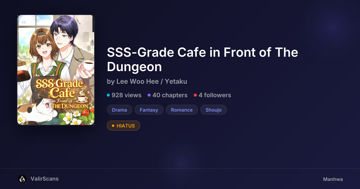 SSS-Grade Cafe in Front of The Dungeon by Lee Woo Hee / Yetaku | ValirScans
