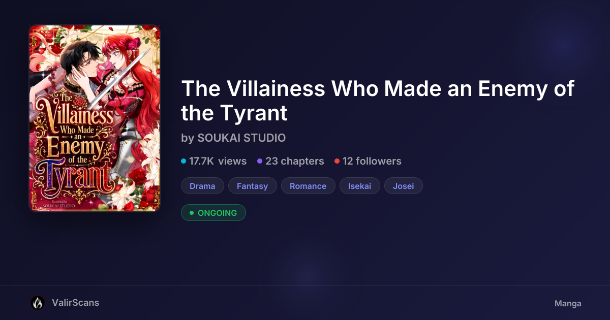 The Villainess Who Made an Enemy of the Tyrant by SOUKAI STUDIO ...